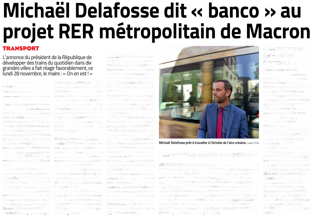 Michaël Delafosse dit "Banco" au RER Métropolitain | Michaël Delafosse