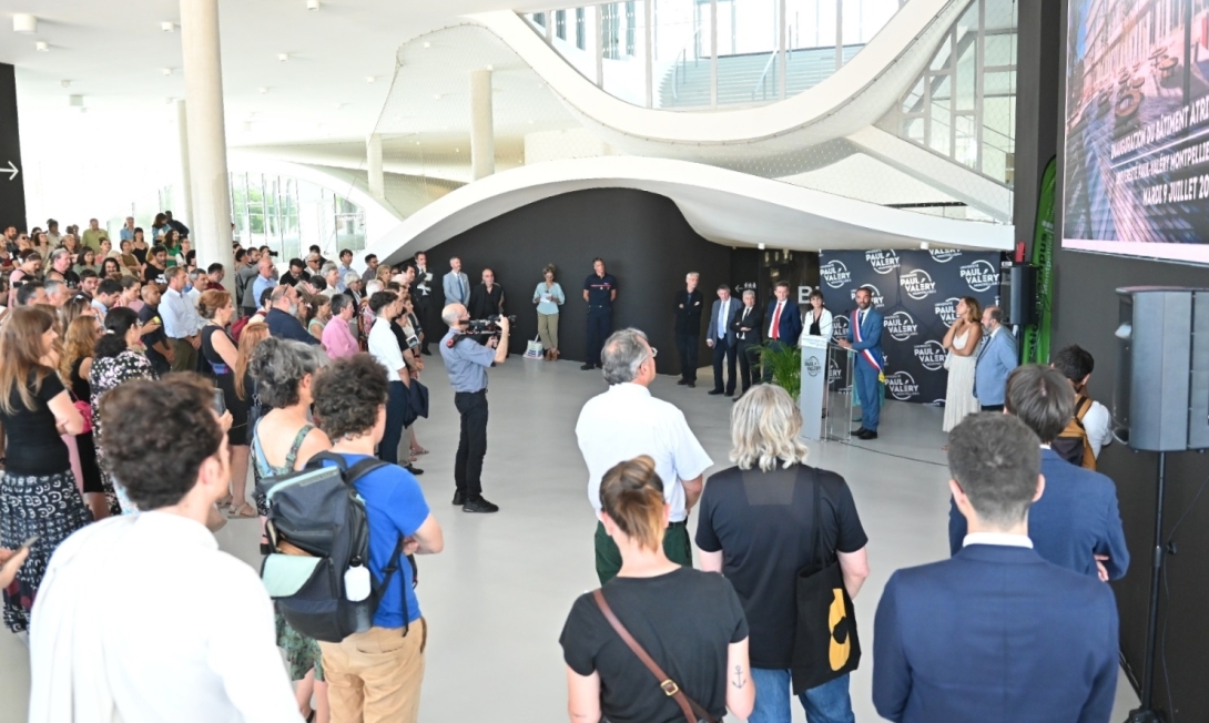 Inauguration de l'Atrium - Nouvelle bibliothèque de l'Université ...